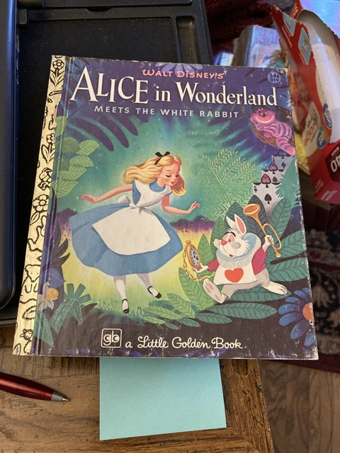 VTG GOLDEN DISNEYS Alice in wonderland 1978 £2.92 - PicClick UK
