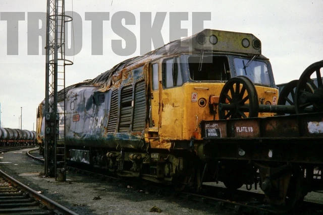 35MM SLIDE BR British Railways Diesel Loco Class 50 50041 1984 Original ...