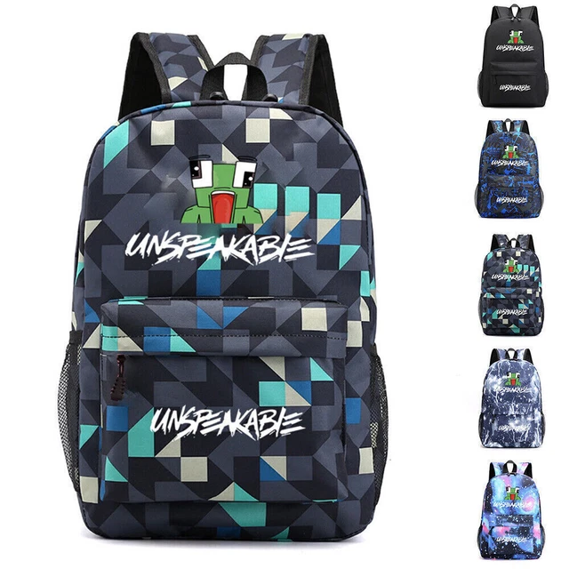 UNSPEAKABLE BACKPACK TEENS Kids Travel School Bag Bookbag Shoulder Bags ...