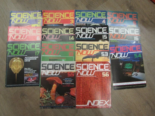 14 SCIENCE NOW MAGAZINES by MARSHALL CAVENDISH ** £3.25 UK POST ...