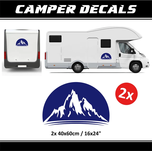 AUFKLEBER WOHNWAGEN STICKER Wohnmobil Camper Auto bürstner karmann ...