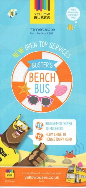RATP/YELLOW BUSES BUS Timetable - Beach Bus - Bournemouth-Mudeford ...
