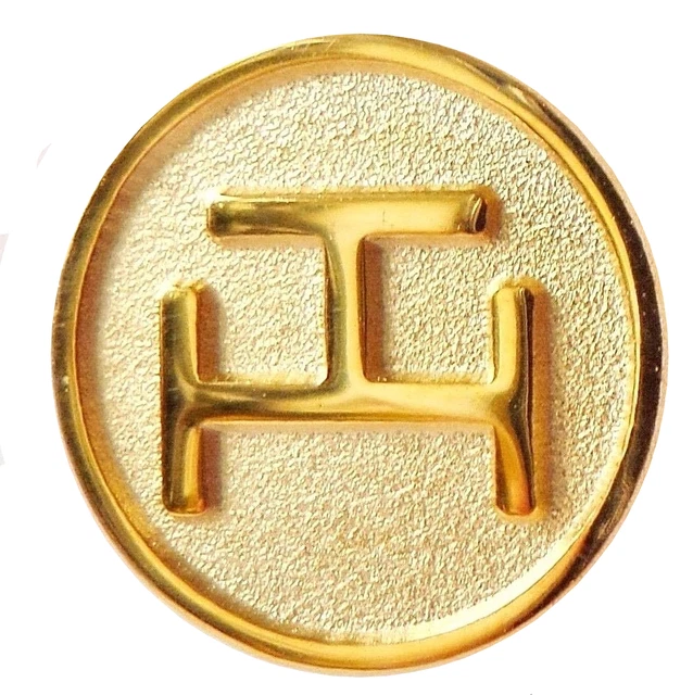 ROYAL ARCH TRIPLE Tau Masonic Freemasonry Gilt Pin Badge EUR 7,35 ...