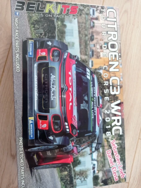 BELKITS MAQUETTE CITROÊN C3 WRC S. Loeb Tour de Corse 2018 1/24 BEL-017 1021 EUR 50,00 - PicClick FR