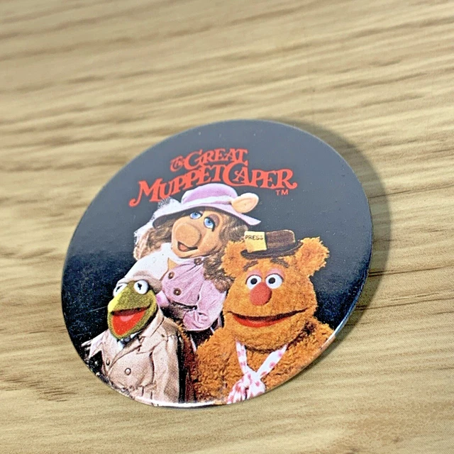 VERY RARE VINTAGE 'The Great Caper' The Muppet Show Pin Badge Marked ...