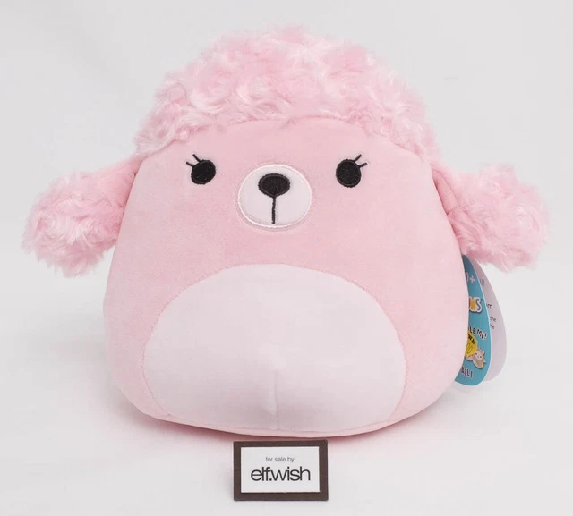 SQUISHMALLOWS CHLOE THE Pink Poodle Dog Gorgeous Cute Hair 7.5 Inch ...