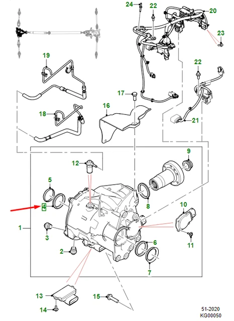 JAGUAR E-PACE X540 Transfer Right Inner Seal J9C7795 NEW GENUINE £22.00 ...