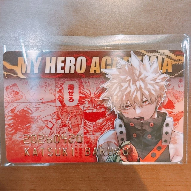 MY HERO ACADEMIA 2026 Birthday Collection Karte Bakugou Katsuki Neu EUR ...