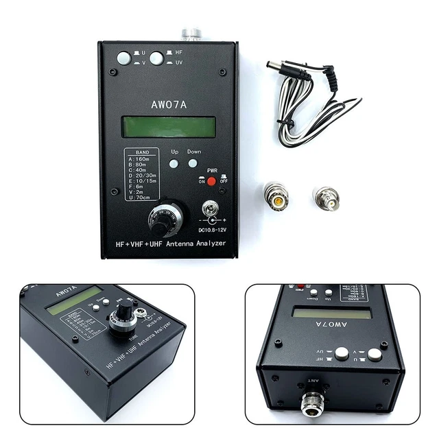 ANTENNA ANALYZER ADAPTER SWR Antenna Analyzer HF+UV HF/VHF/UHF ...