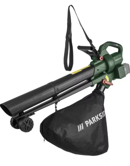 PARKSIDE 40V CORDLESS Leaf Blower Vacuum Shredder 3in1 - No Battery No ...