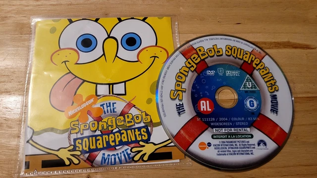 SPONGEBOB THE MOVIE - DVD - NO CASE £0.99 - PicClick UK