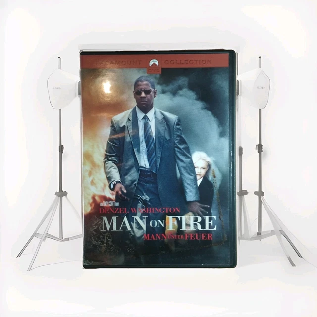 MAN ON FIRE, Denzel Washington, Blu-ray Disc, guter Zustand EUR 7,17 ...