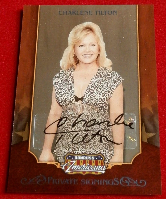 CHARLENE TILTON - LUCY EWING in DALLAS - LIMITED EDITION Autograph CARD ...