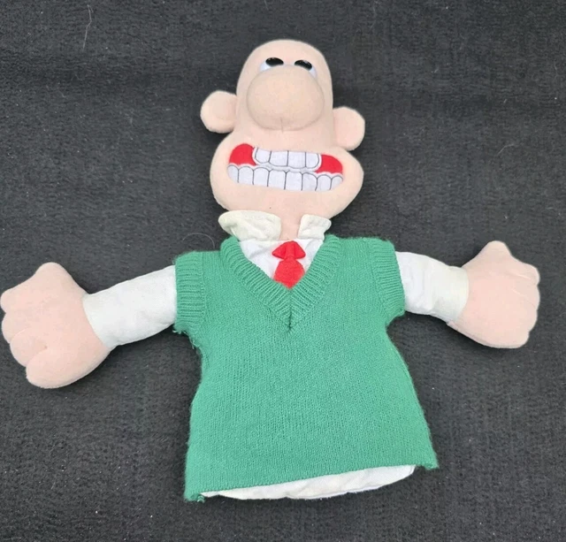 VINTAGE 1989 WALLACE And Gromit Aardman Animations Soft Toy Handle ...