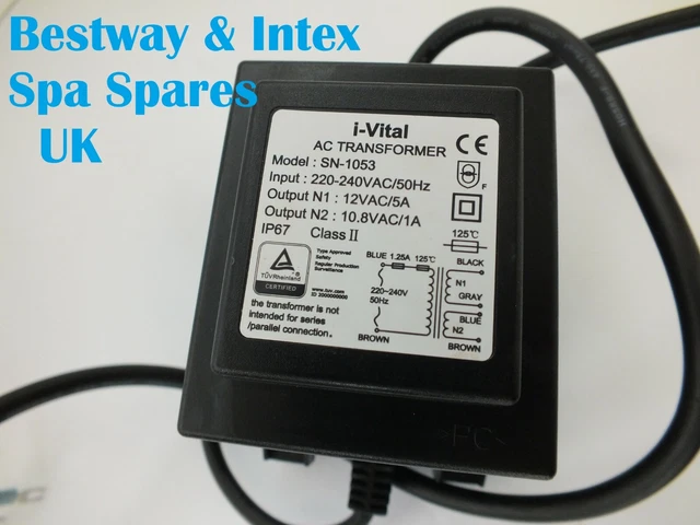 INTEX PURE SPA Transformer I-VITAL SN-1053 NUOVISSIMO COMPLETAMENTE ...