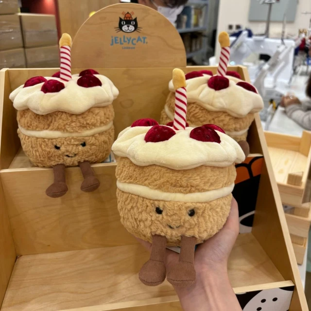 JELLYCAT AMUSEABLES STRAWBERRY Birthday Cake Plush Toys Doll Kids ...