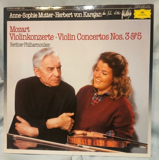 BERLIN PHILHARMONIC ORCHESTRA : Anne-Sophie Mutter & Herbert von ...