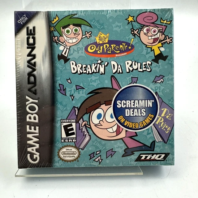GBA THE FAIRLY Odd Parents! Breakin’ Da Rules, New And Sealed £69.99 ...