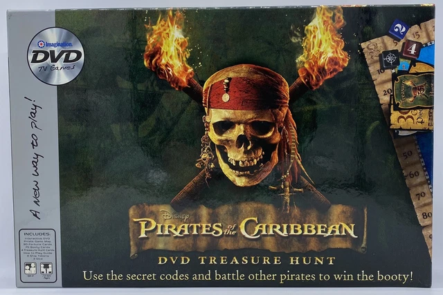 PIRATES OF THE Caribbean Disney DVD Treasure Hunt Board Game (2006) £9. ...