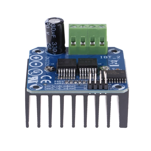 DOUBLE BTS7960B DC 43A Stepper Motor Driver H-Bridge PWM For Arduino ...