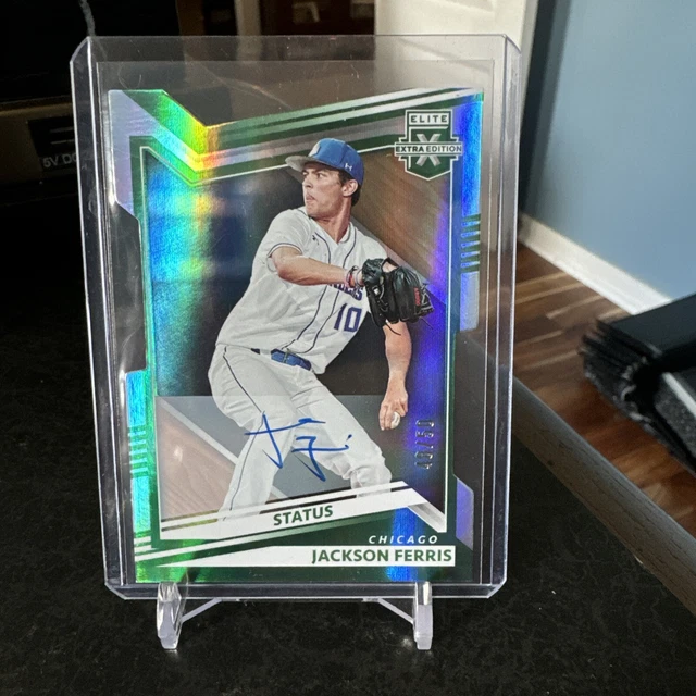 2022 ELITE EXTRA Edition - Status Signatures Die-Cut Jackson Ferris /50 ...