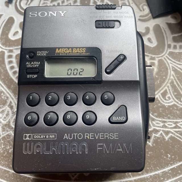 SONY WALKMAN WM-FX43 Personal Cassette player with FM/AM radio black ...