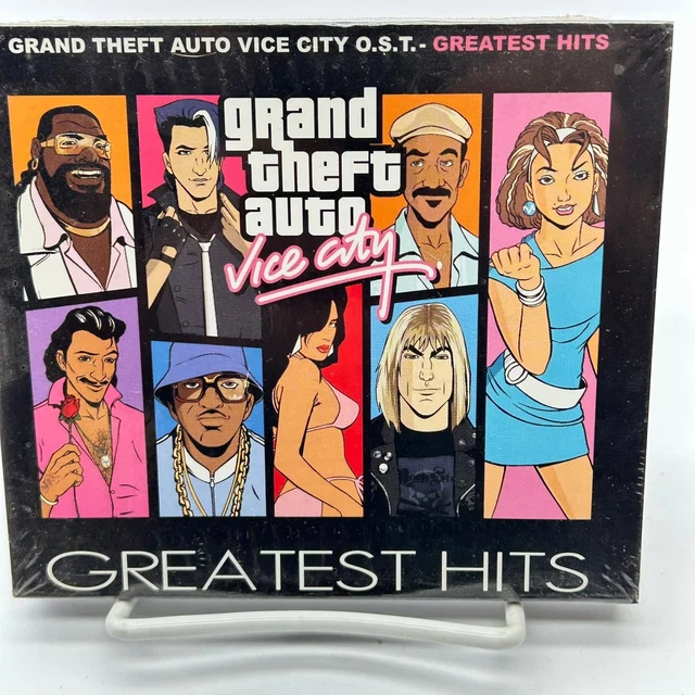 GRAND THEFT AUTO Vice City O.S.T. Greatest Hits CD 2002 Promo Rock Epic ...