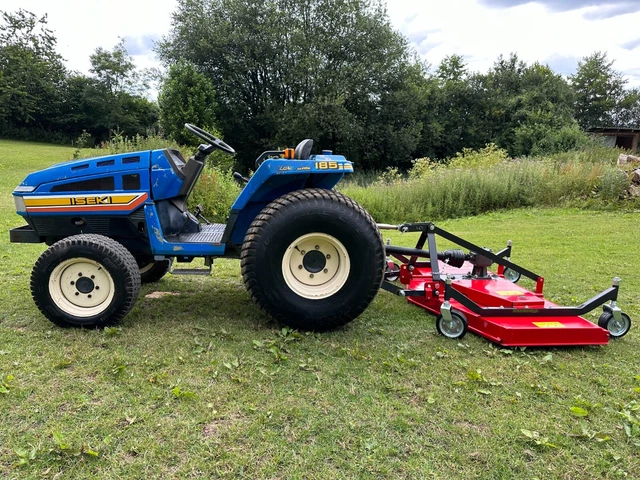 ISEKI TU185 4WD Compact Tractor & New 6ft Finishing Mower *** NICE ...