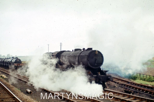 WB-16 ORIGINAL 35MM BR Steam Railway slide 90572 nr Tibshelf August ...