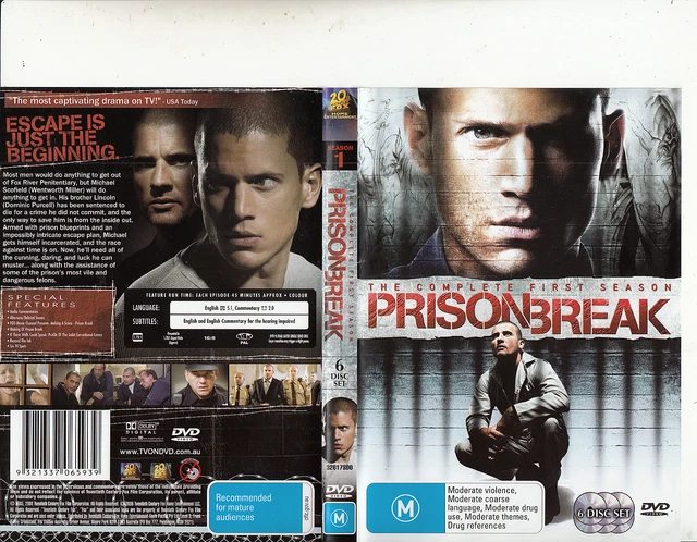 PRISON BREAK-2005-TV SERIES USA-The Complete First Season-[6 Disc set ...