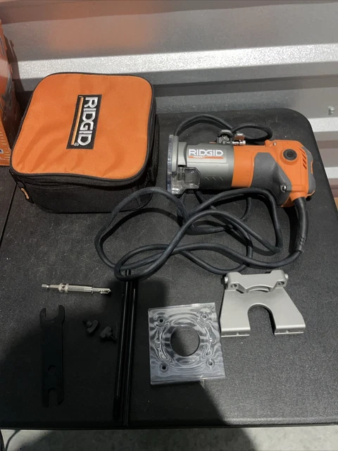 RIDGID R2401 - 5.5 Amp Compact Fixed-Base Corded Router $70.00 - PicClick