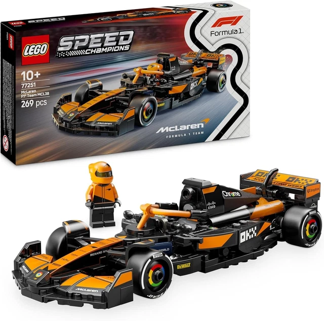 LEGO SPEED CHAMPIONS McLaren F1® Team MCL38 Race Car (77251) £27.62 ...