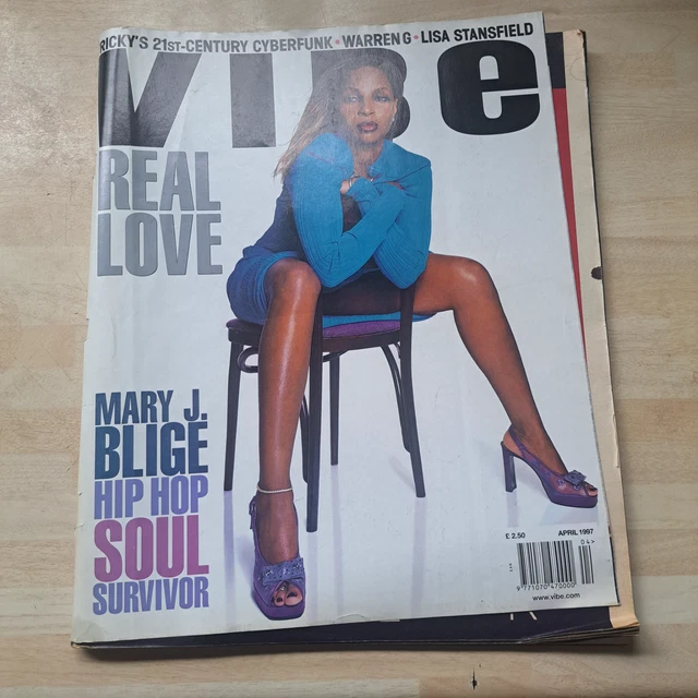 VIBE MAGAZINE -- April 1997: Mary J Blige, Cyberfunk, Warren G, Lisa ...