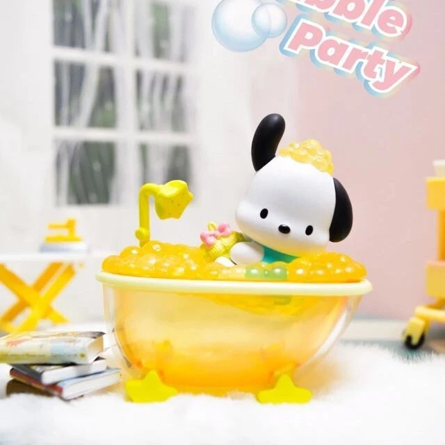 Sanrioed Bathing Collection Kawaii Cartoon Pachacco Decoration Cute
