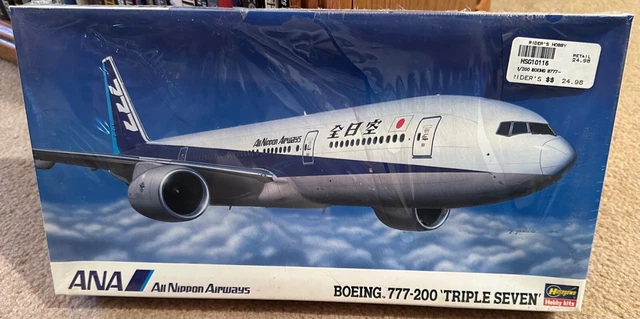 HASEGAWA BOEING 777-200 Model Kit 1-200 ANA 1996 10116 Sealed $40.00 ...