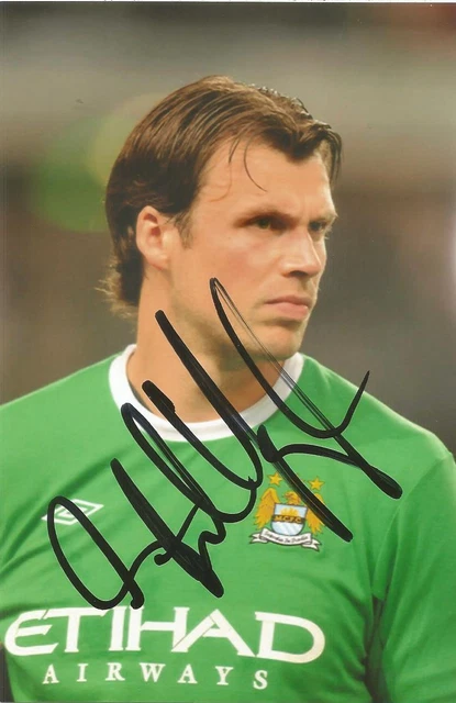 MAN CITY* STUART TAYLOR SIGNED 6x4 ACTION PHOTO+COA £3.99 - PicClick UK