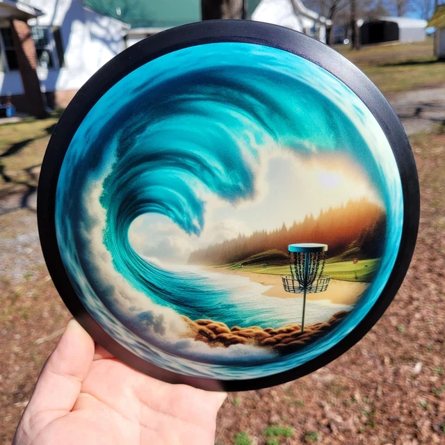 DISC GOLF NEW Custom MVP Discs Fission WAVE 175gm Distance Driver $30. ...