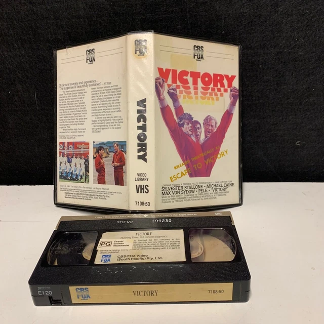 (ESCAPE TO) VICTORY Rare Ex Rental VHS Video CBS FOX (SMALL CASE) $40. ...
