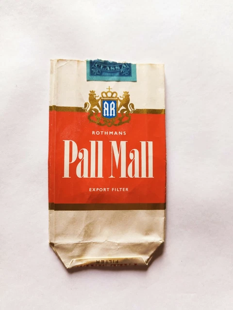 PALL MALL ROTHMANS Empty Cigarette Pack Cigarettes Pack Tobacco £4.18 ...