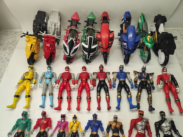 GRANDE FIGURINE ET lot moto Power Rangers - Super Samurai, Ninja Storm ...