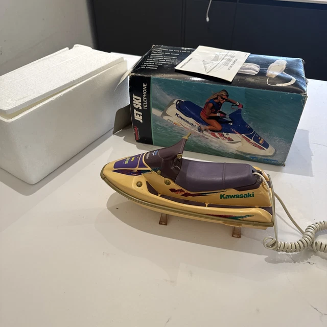 90'S TELEMANIA KAWASAKI Jet Ski Push Button Landline Telephone £19.96 ...