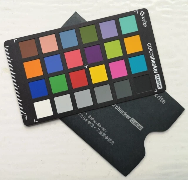 X-RITE COLORCHECKER CLASSIC Colour Chart for Photography and Film ...