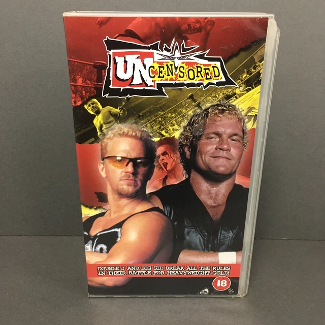 VHS VIDEO TAPE wCw Uncensored PPV 2000 Jeff Jarret Vs Sid Vicious PAL Rated 18 EUR 9,22 ...