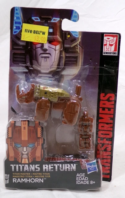 HASBRO TRANSFORMERS TITANS Return Titan Master Ramhorn Nuevo Sellado ...