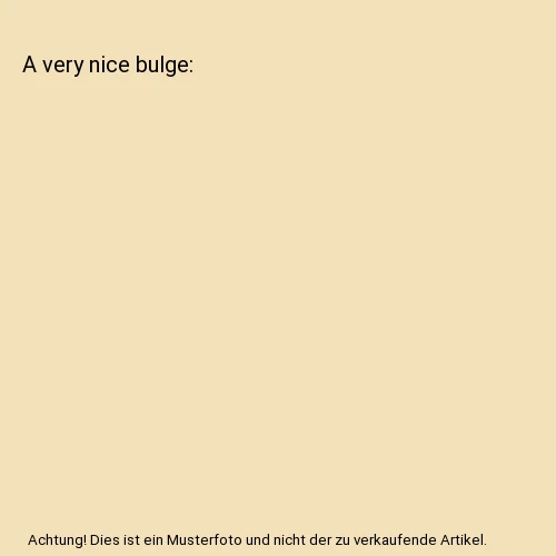 A Very Nice Bulge Bulge It Books Eur 20 45 Picclick Fr