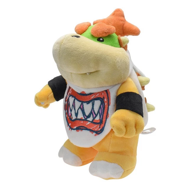 SUPER MARIO BROS Bowser Jr. Koopa Plush Doll Stuffed Animal Plushie Toy ...