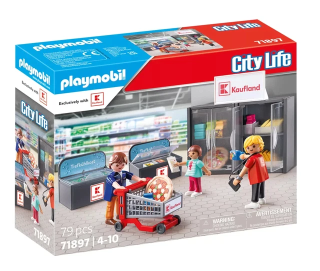 PLAYMOBIL 71897 CITY Life Kaufland Supermarché Achat - Kühlabteilung ...