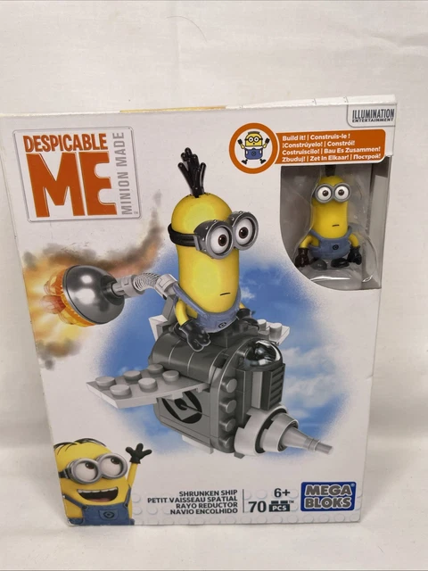 MEGA BLOKS DESPICABLE Me Minions Shrunken Ship Set Brand New! 70 Pieces ...