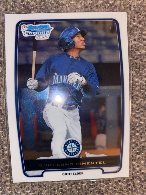 2012 BOWMAN CHROME Prospects Guillermo Pimentel #BCP156 Seattle ...