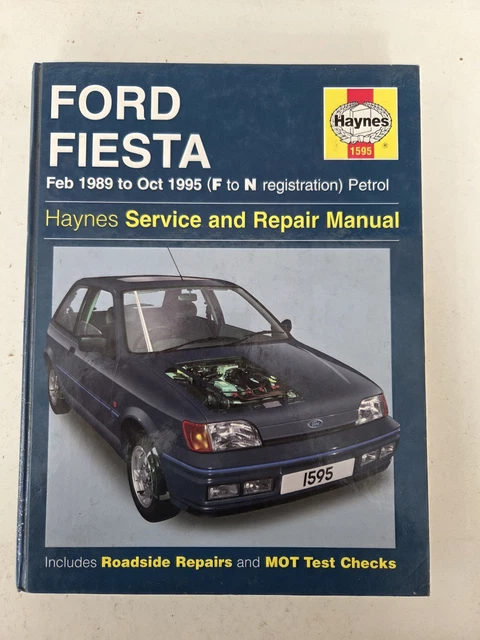 FORD FIESTA MK3 Haynes Manual 1989 to 1995 (F to N reg) XR2i RS Turbo ...